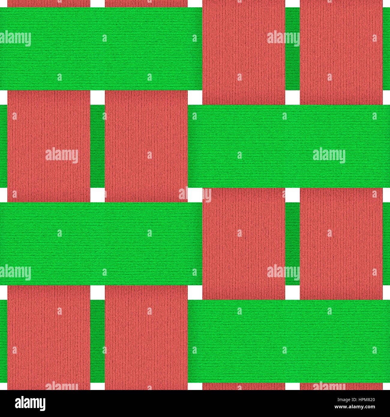 red green fabric weave seamless background pattern Stock Photo - Alamy