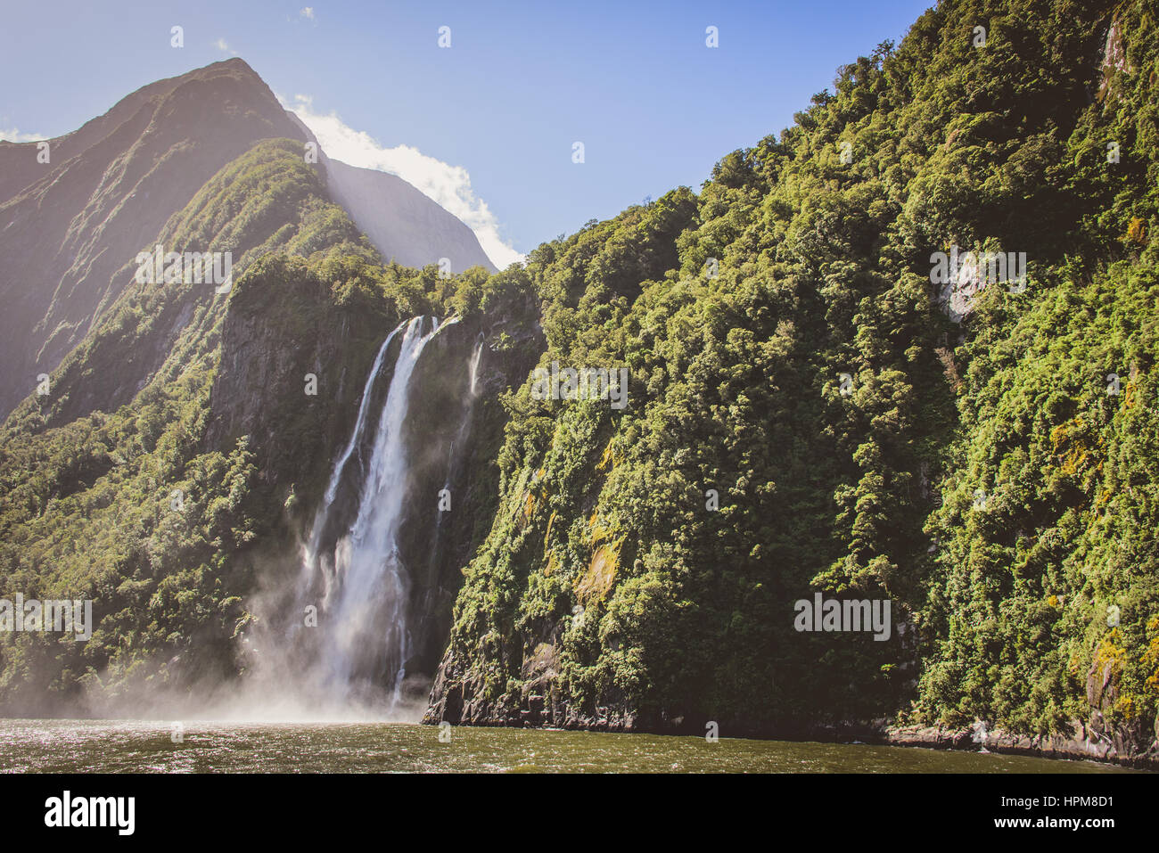 New zealand fiord land national park hi-res stock photography and ...