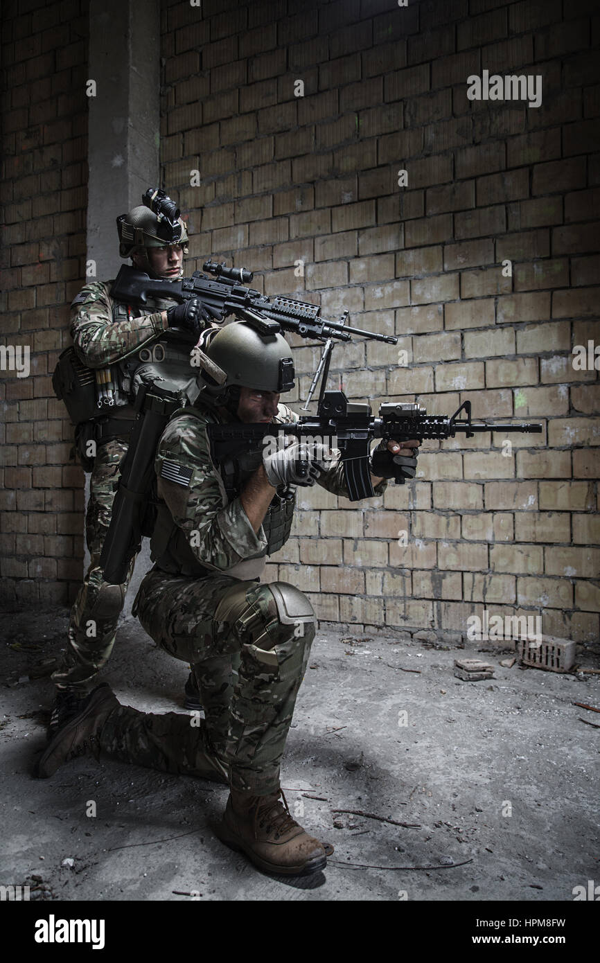US Army Rangers on mission Stock Photo - Alamy