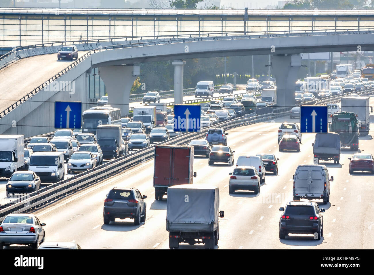 Crowd highway hi-res stock photography and images - Alamy