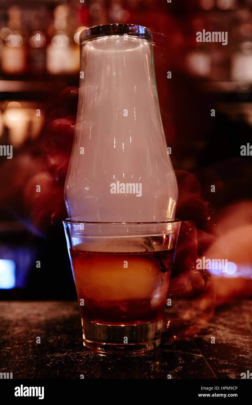 Motorboatin' S.O.B - Jameson Black, Rosemary Syrup $13 Stock Photo - Alamy