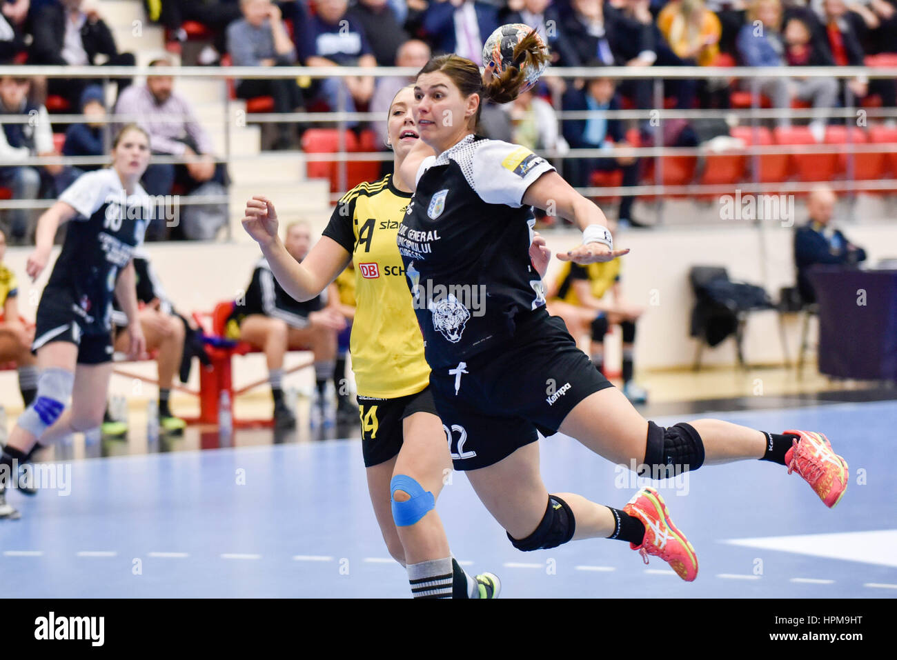 November 20, 2015: Oana Andreea Manea #22 of CSM Bucharest in action ...