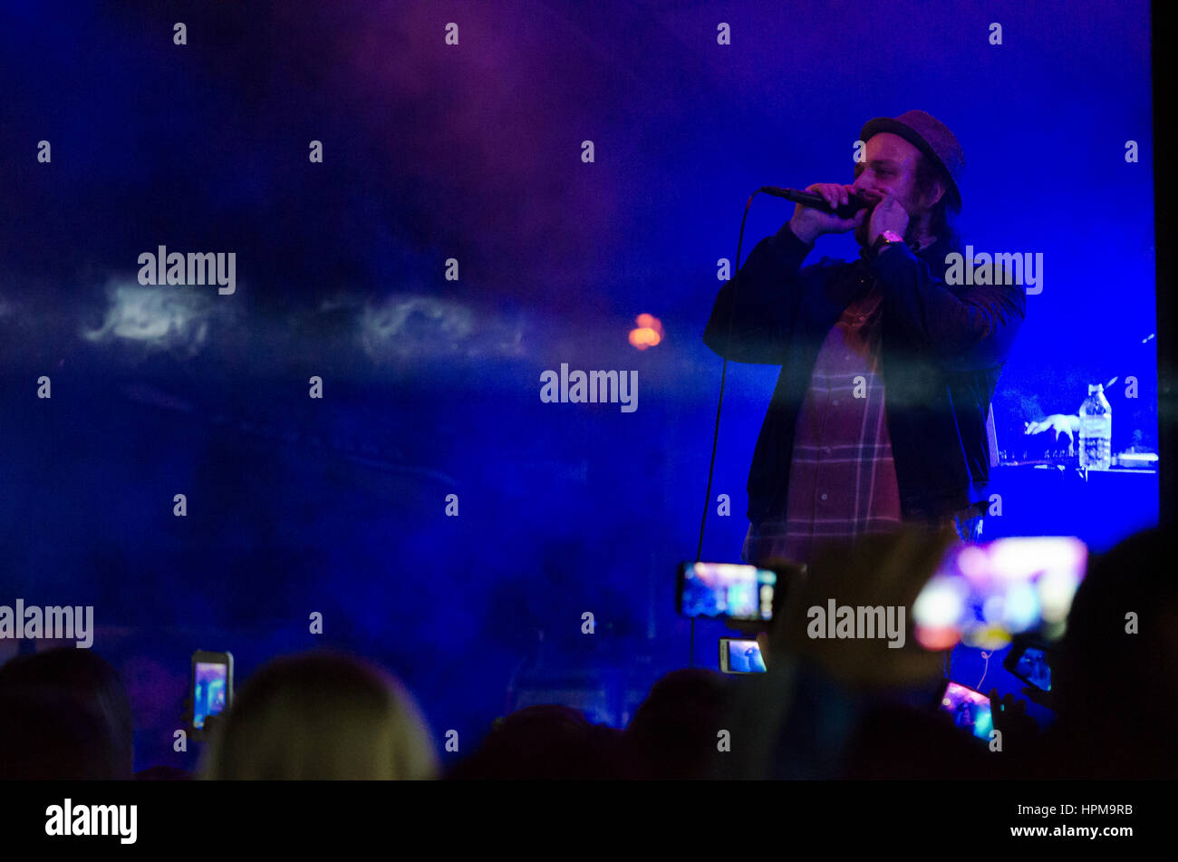 Slatkaristika singing on stage in Veles, R. Macedonia Stock Photo - Alamy