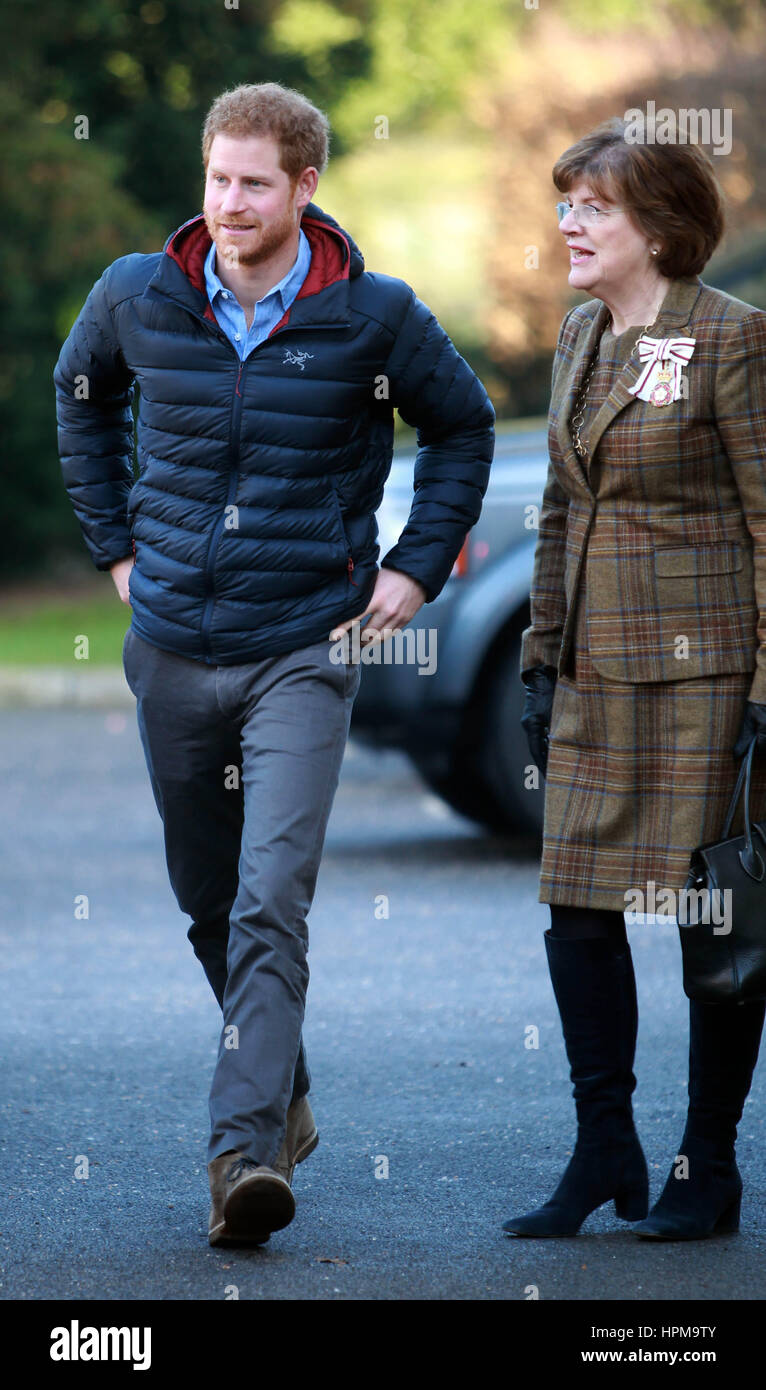 Prince Harry visits Help for Heroes Recovery Centre, Tedworth House ...