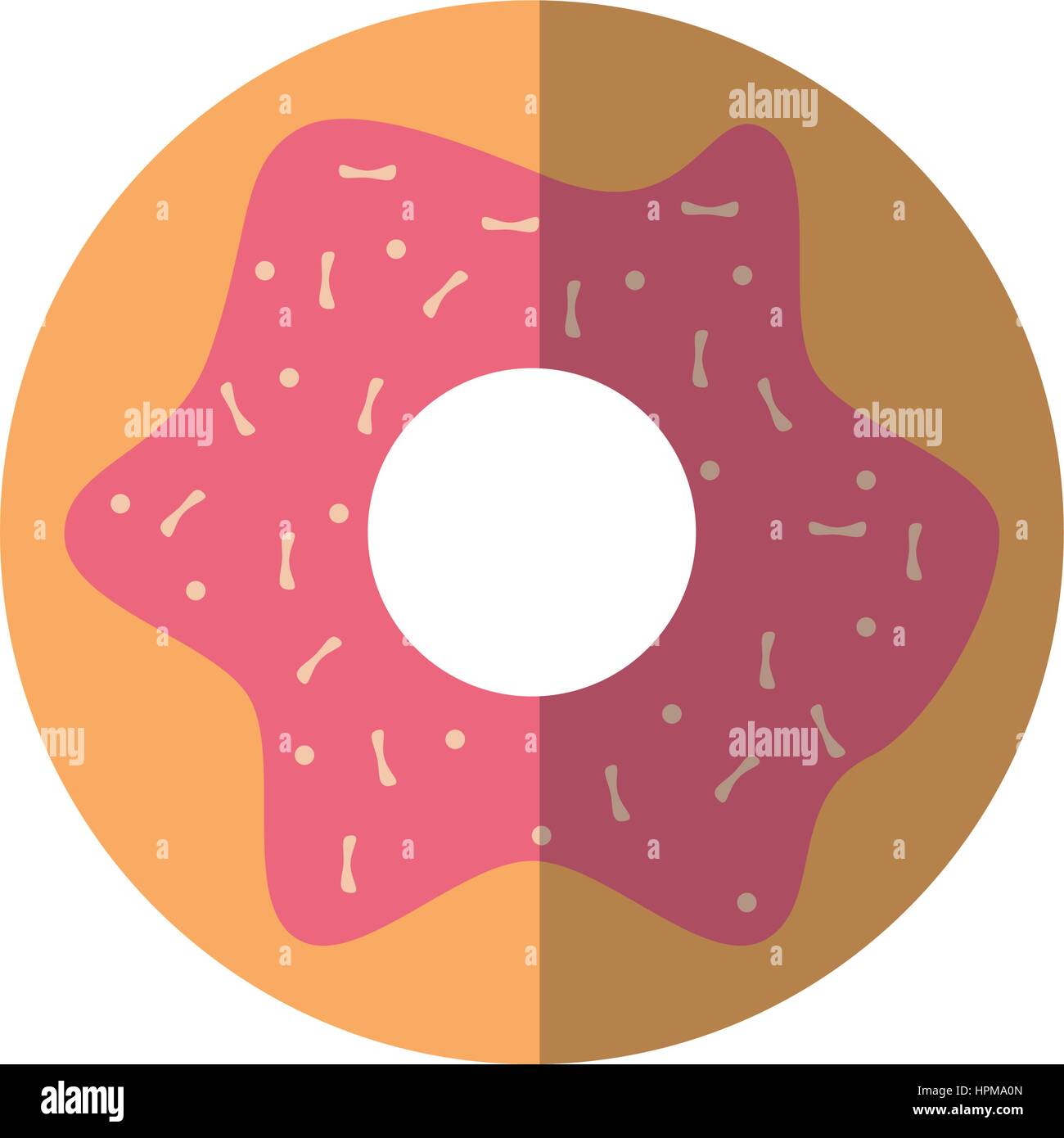 sweet donut icon Stock Vector Image & Art - Alamy