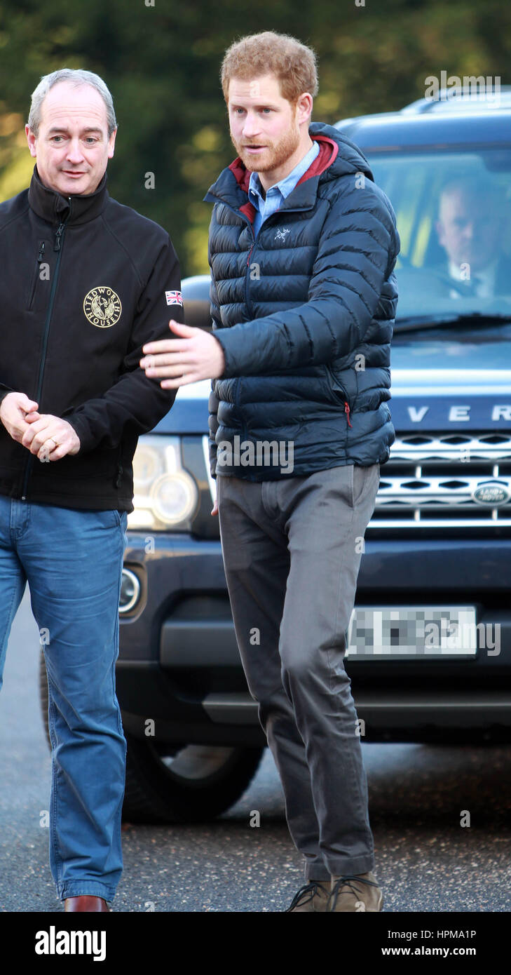 Prince Harry visits Help for Heroes Recovery Centre, Tedworth House ...