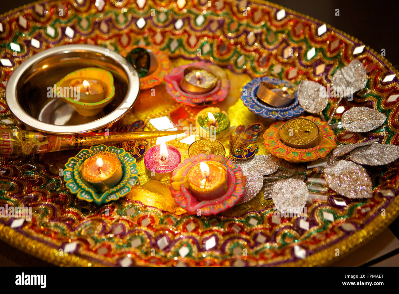 Mehndi Plates Decoration Muslim