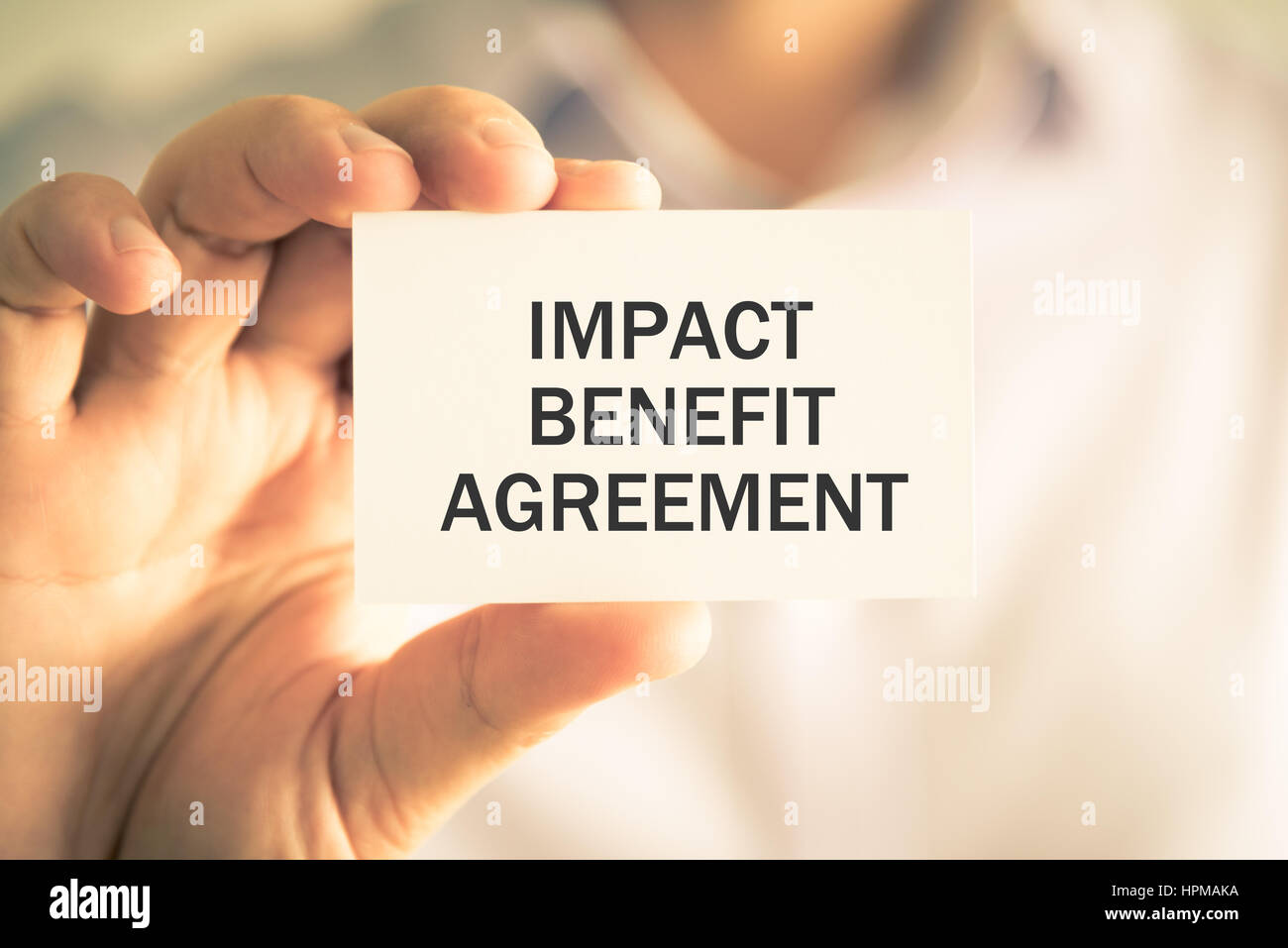 Impact benefit agreement hi-res stock photography and images - Alamy