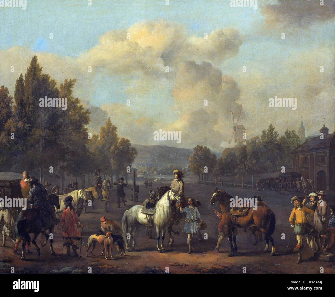 Lingelbach painting hi-res stock photography and images - Alamy