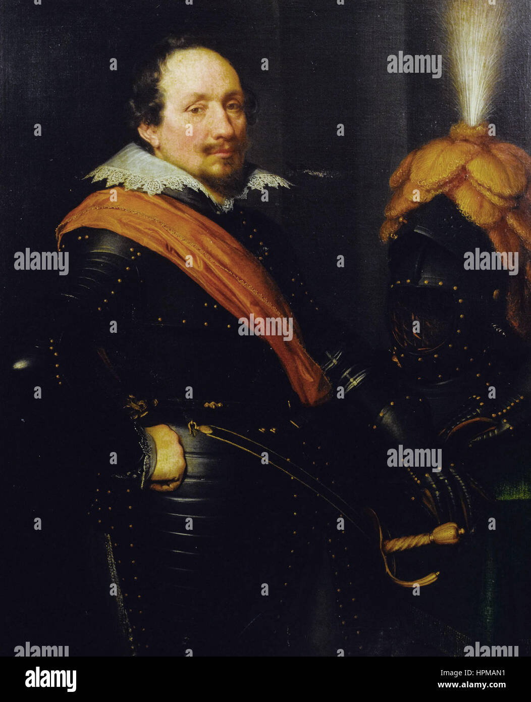Jan van Ravesteyn Portrait of an Officer (2 Stock Photo - Alamy