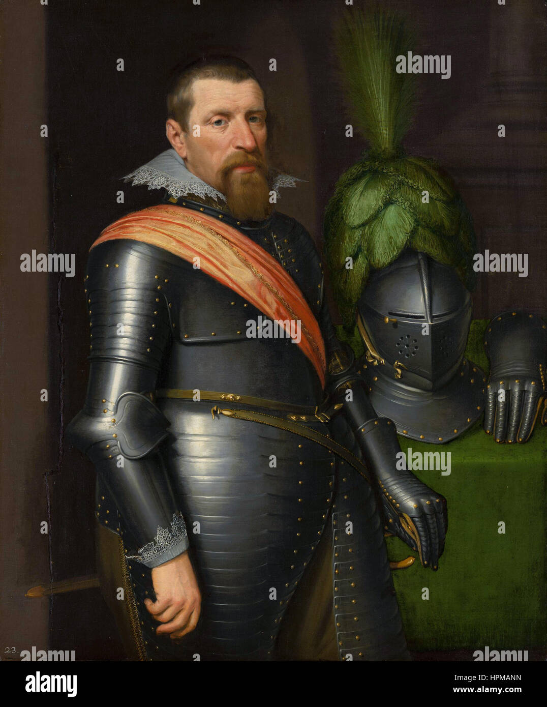 Jan van Ravesteyn Portrait of an Officer Stock Photo - Alamy