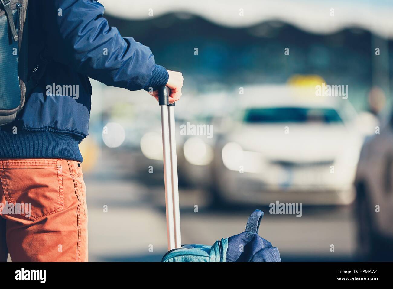 Airport taxi hi-res stock photography and images - Alamy