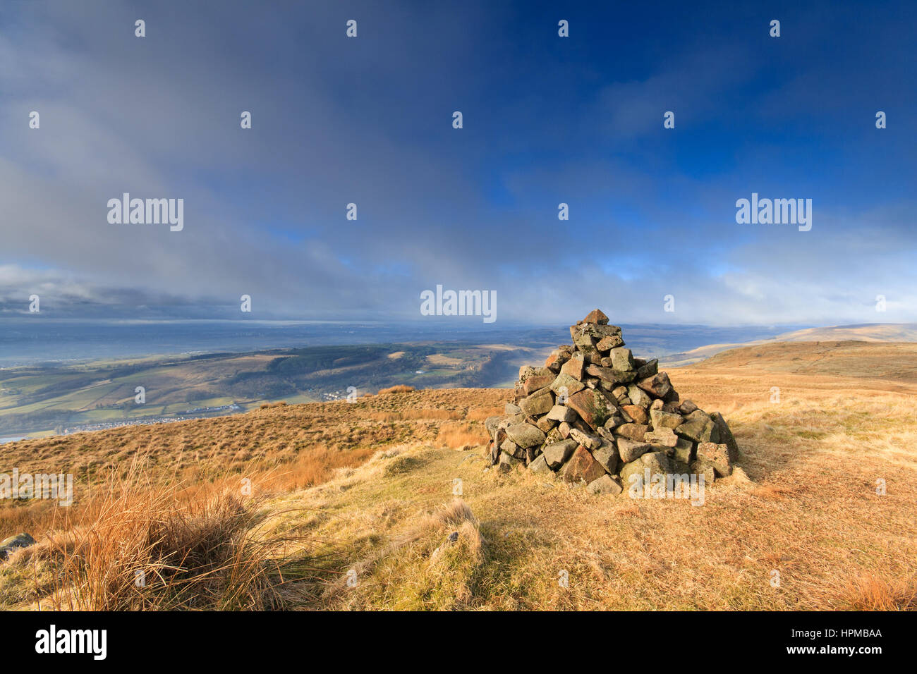 Taken from campsie fells Scotland Stock Photo - Alamy