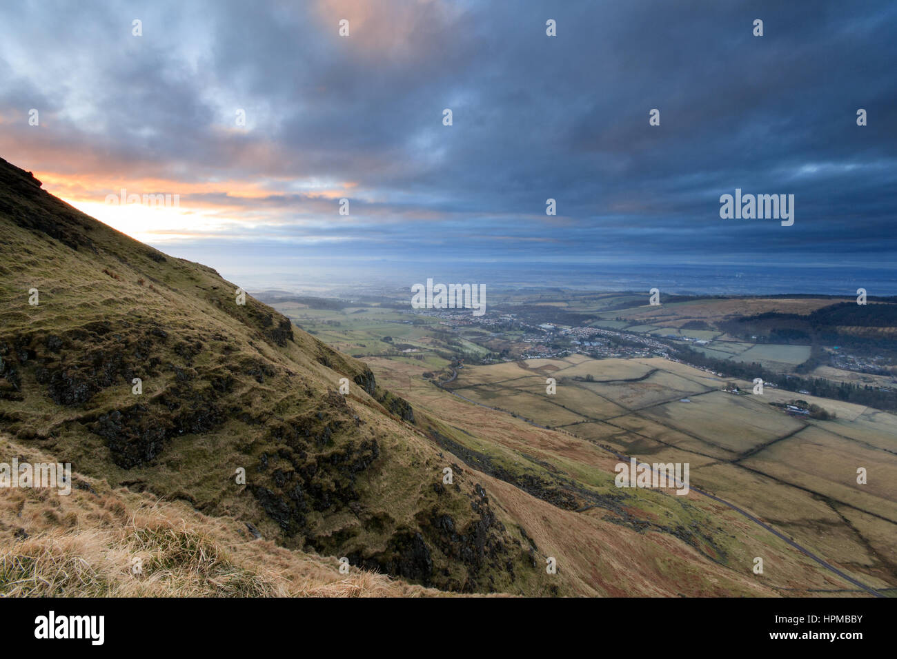 Taken from Campsie Fells Scotland Stock Photo - Alamy
