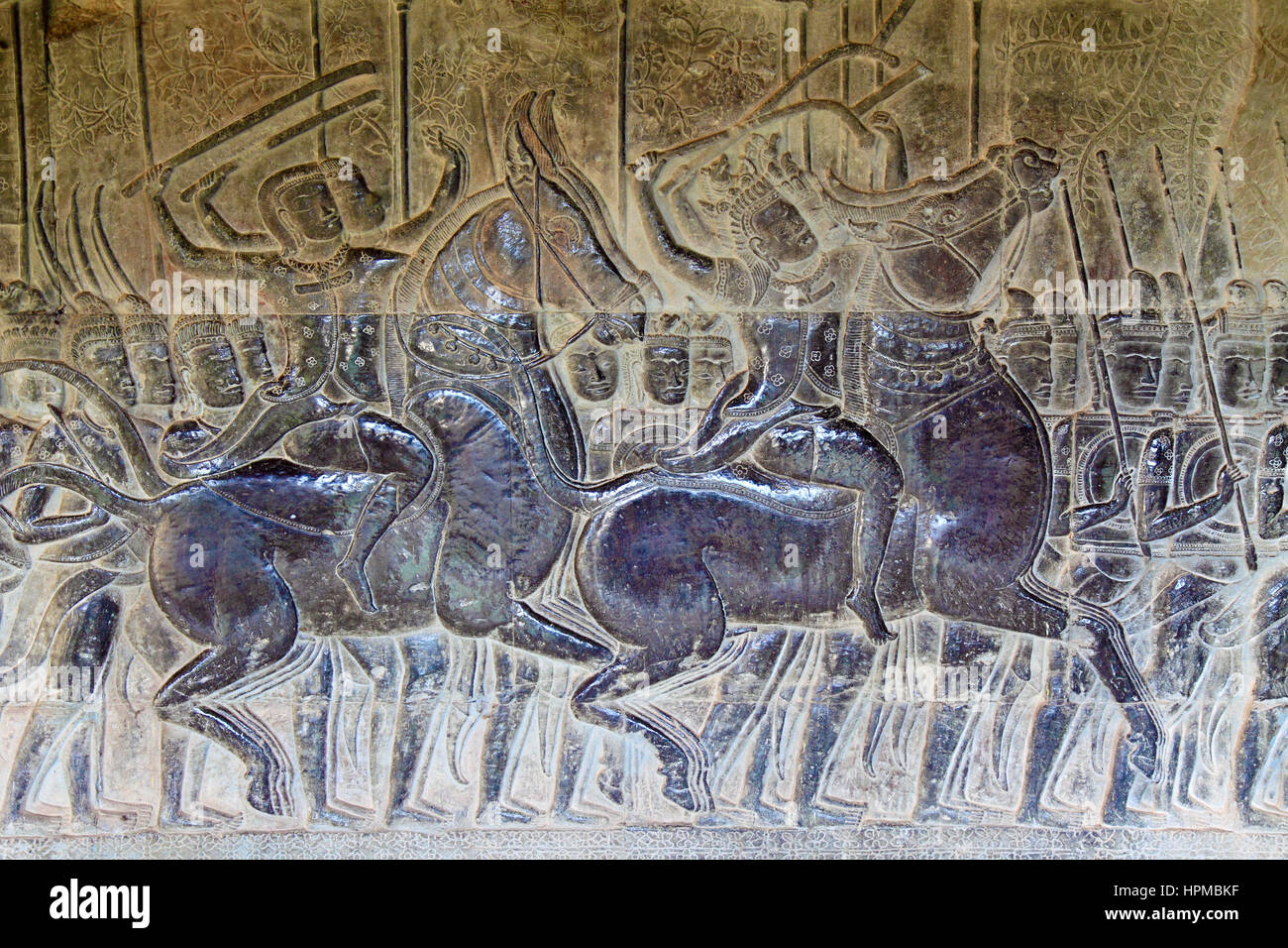 Suryavarman ii relief hi-res stock photography and images - Alamy