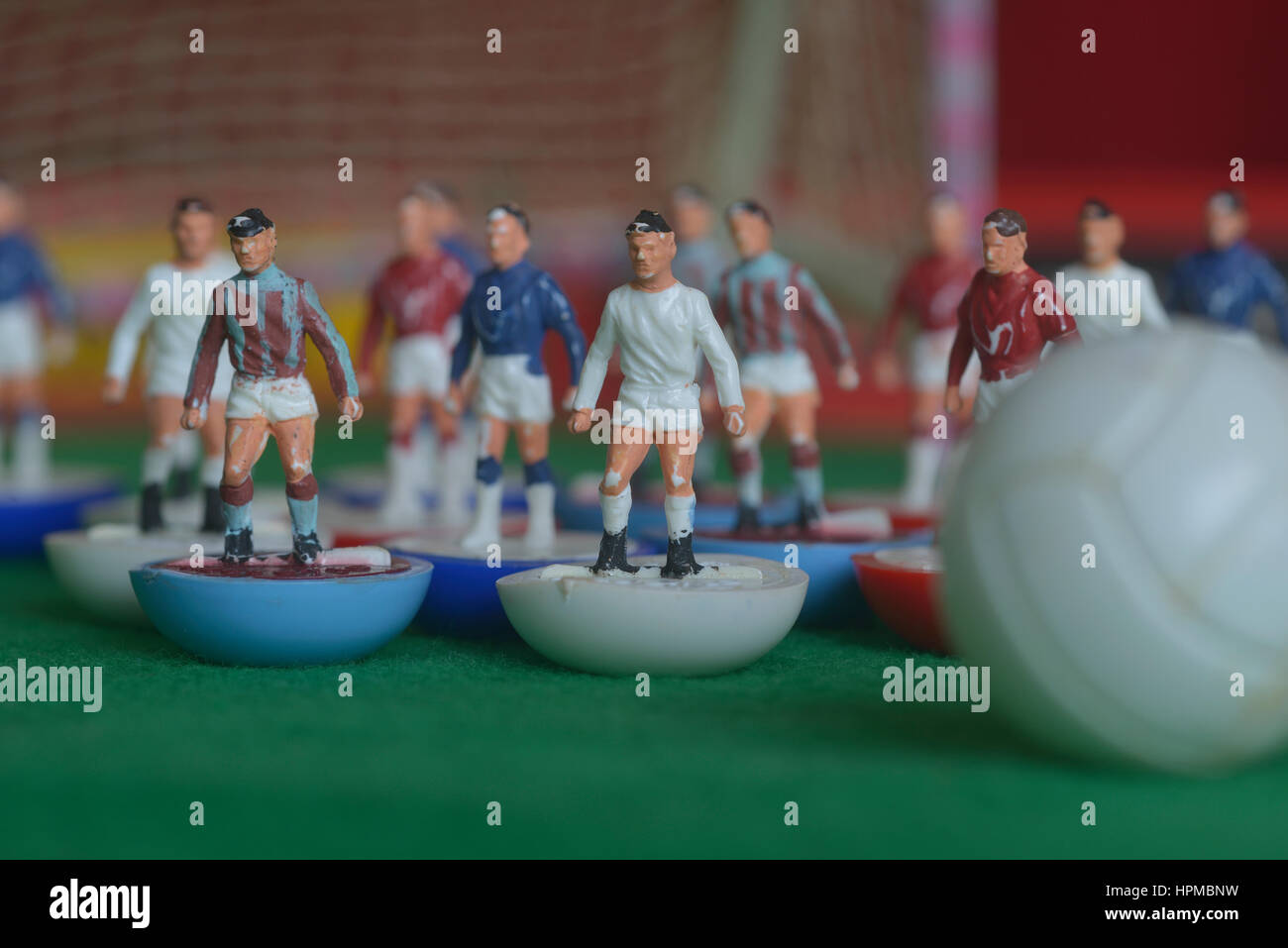 Subbuteo table football players Stock Photo - Alamy