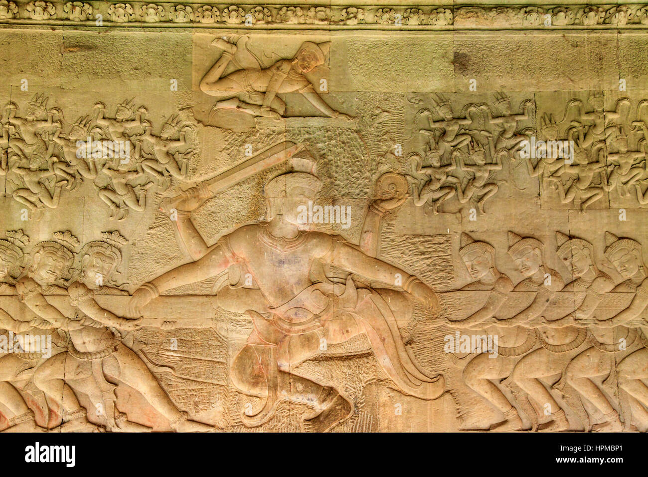 Angkor wat relief milk hi-res stock photography and images - Alamy