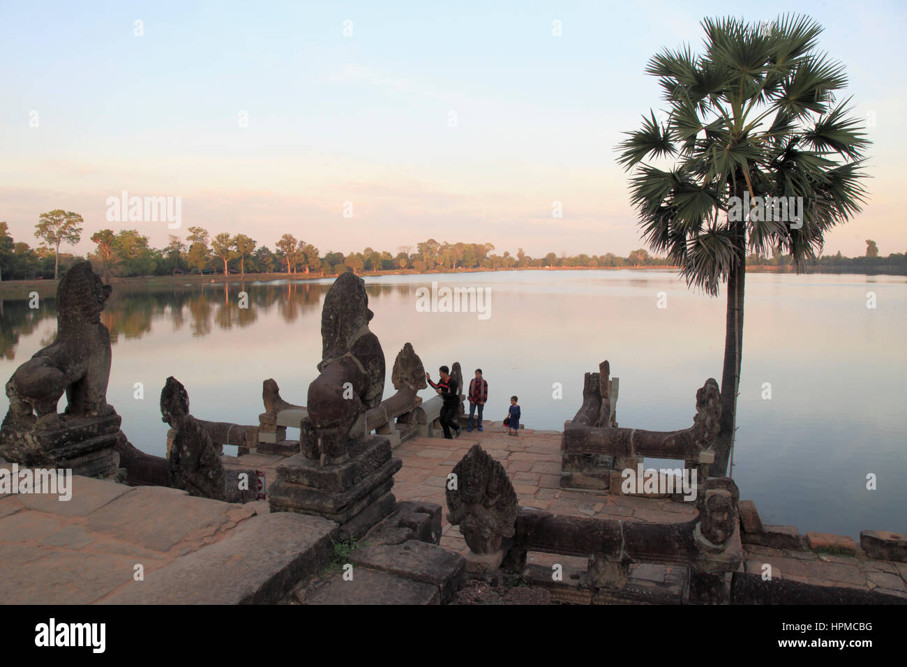 Cambodia, Angkor, Sras Srang, Pool of Ablutions Stock Photo - Alamy