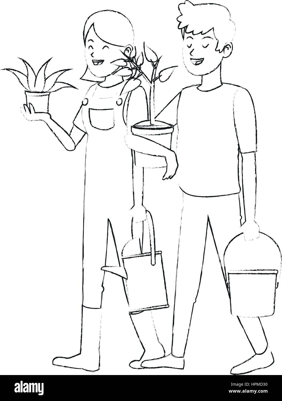 people with plant icon image Stock Vector Image & Art - Alamy