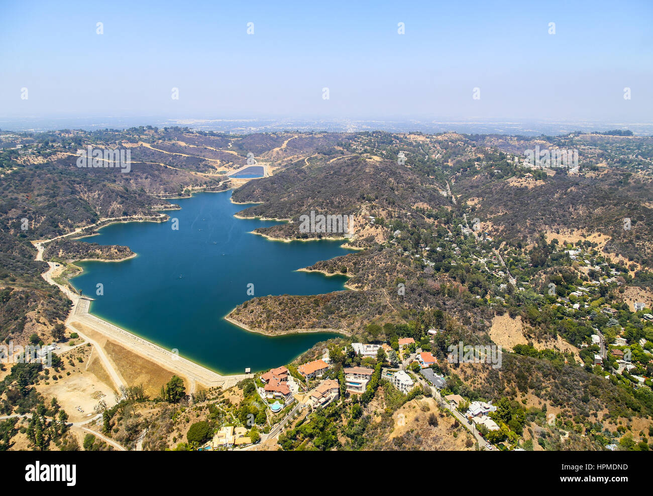 Stone canyon reservoir bel air hi-res stock photography and images - Alamy