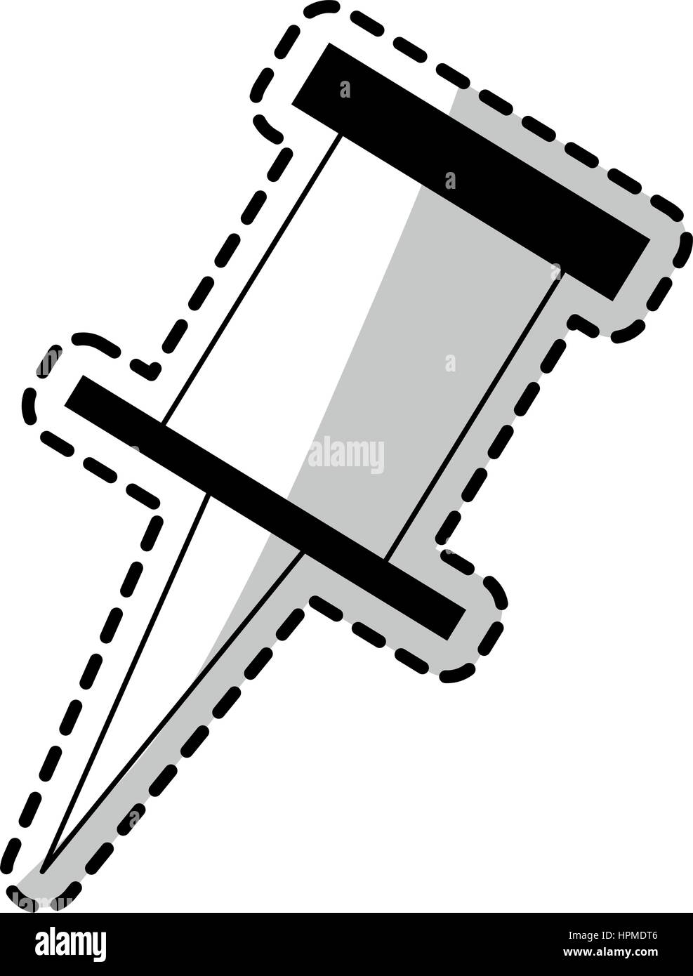 push pin icon image Stock Vector Image & Art - Alamy