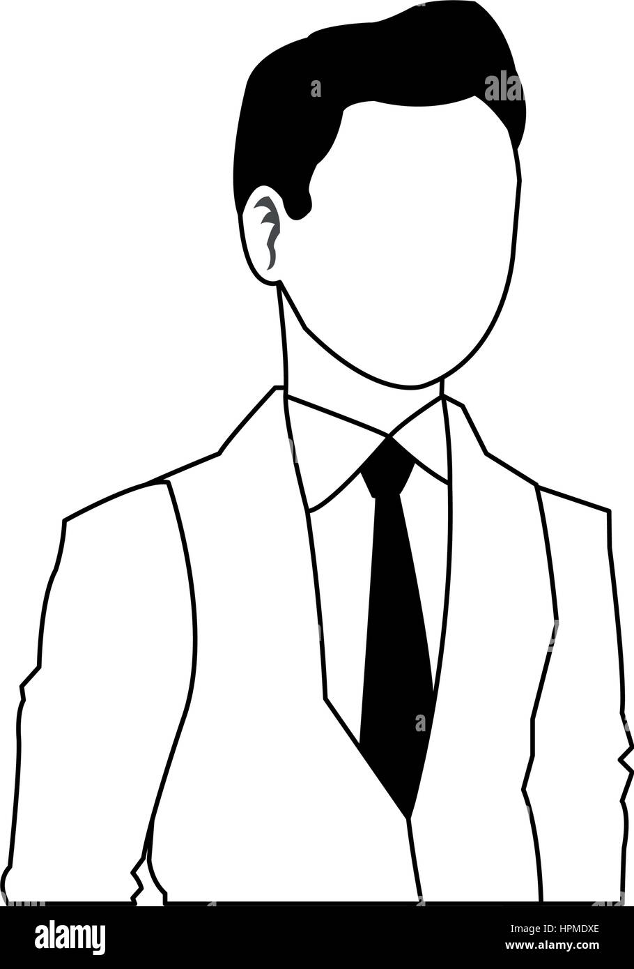 faceless businessman icon image Stock Vector Image & Art - Alamy