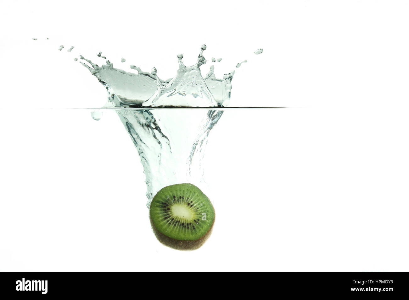 Kiwi Splashing in Water Stock Photo - Alamy