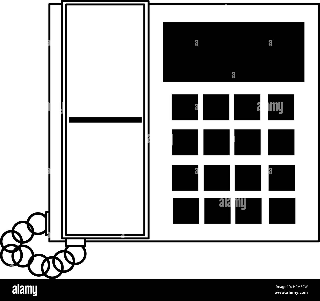 landline telephone icon image Stock Vector Image & Art - Alamy