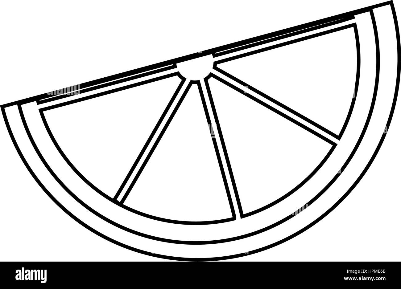 lemon wedge icon image Stock Vector Image & Art - Alamy