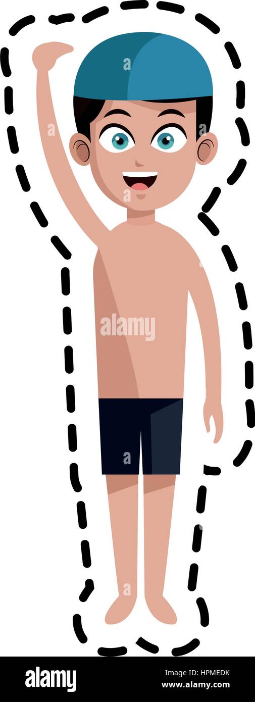 swimmer cartoon icon image Stock Vector Image & Art - Alamy