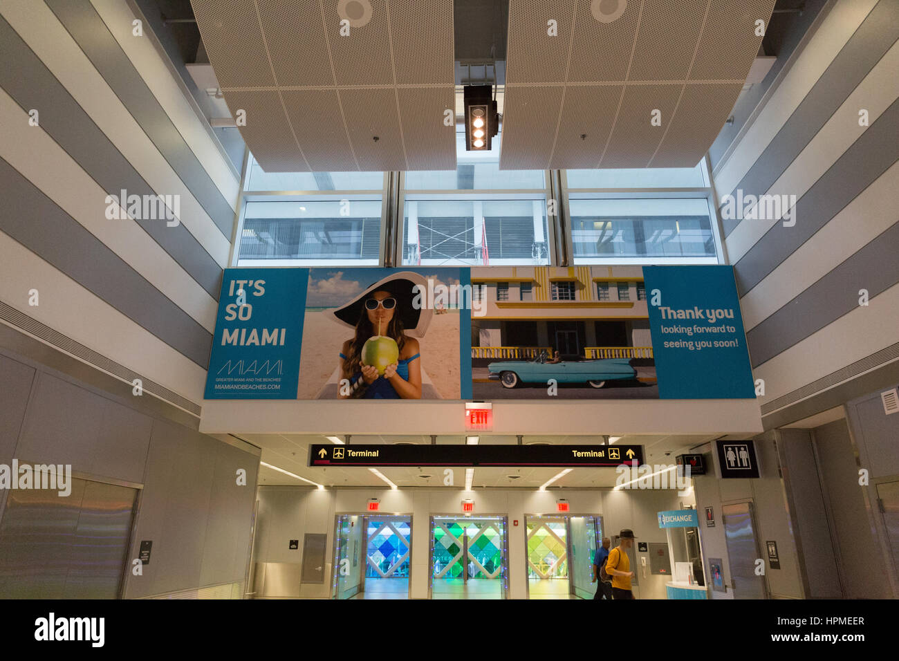Miami international airport mia inside hi-res stock photography and ...