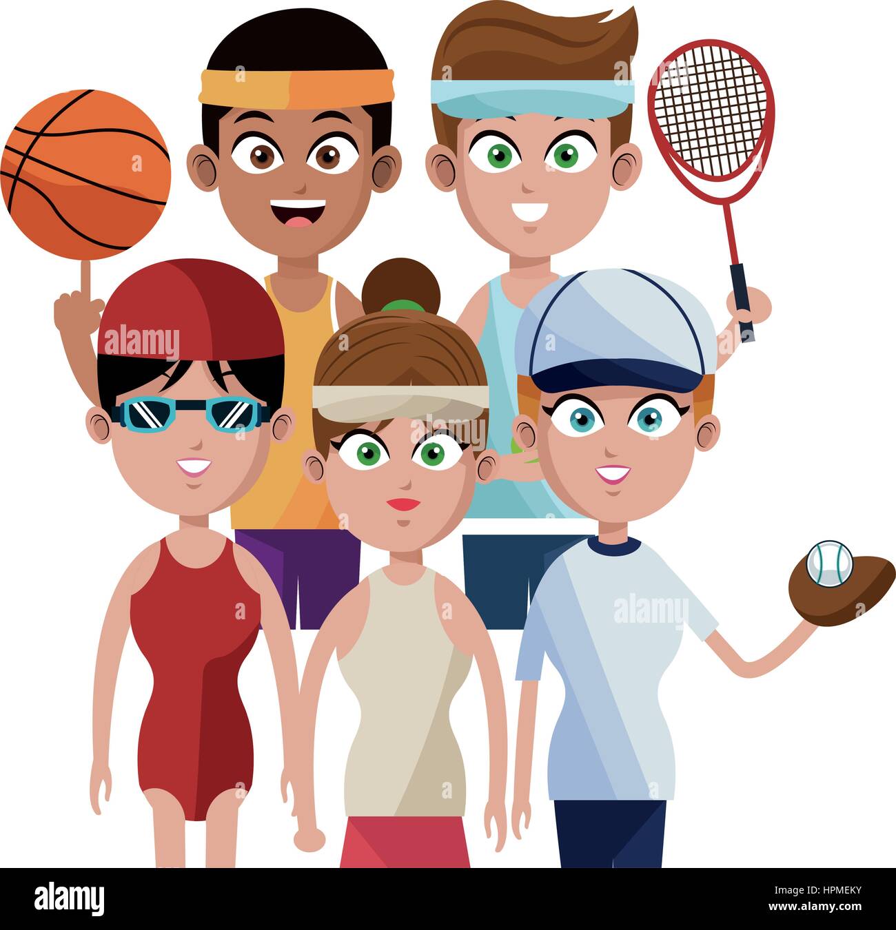 assorted sports people icon image Stock Vector Image & Art - Alamy