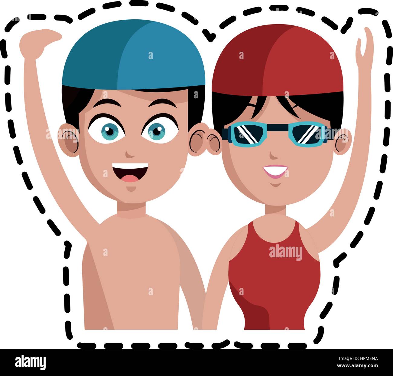 swimmer cartoon icon image Stock Vector Image & Art - Alamy