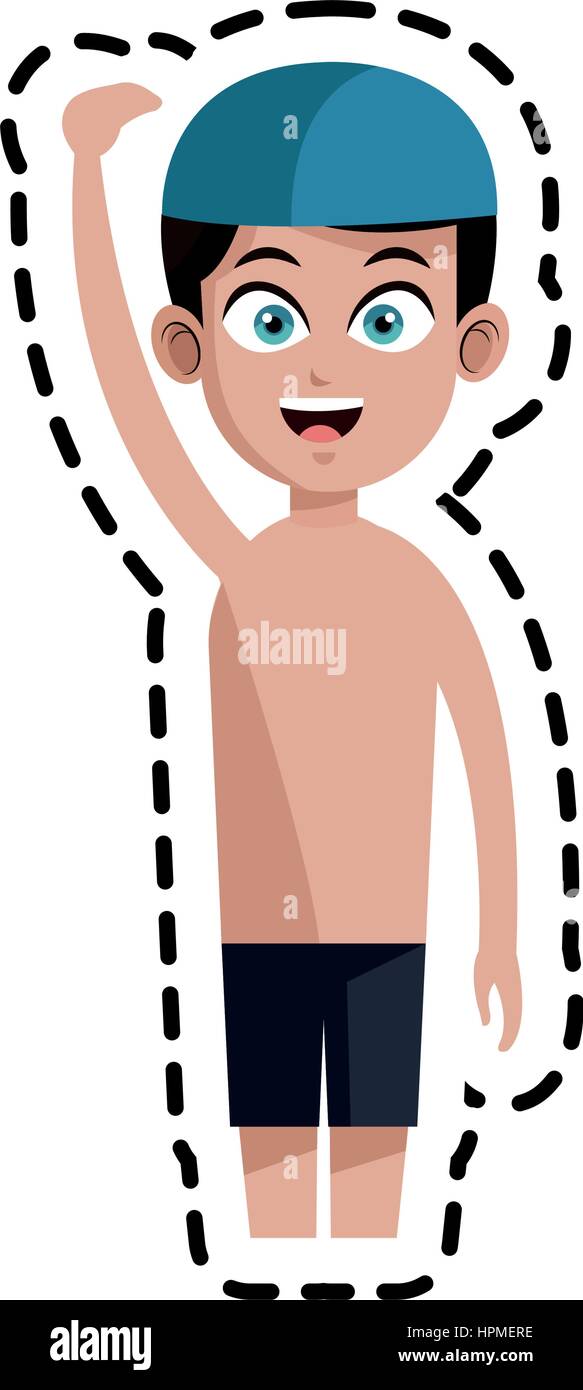 swimmer cartoon icon image Stock Vector Image & Art - Alamy