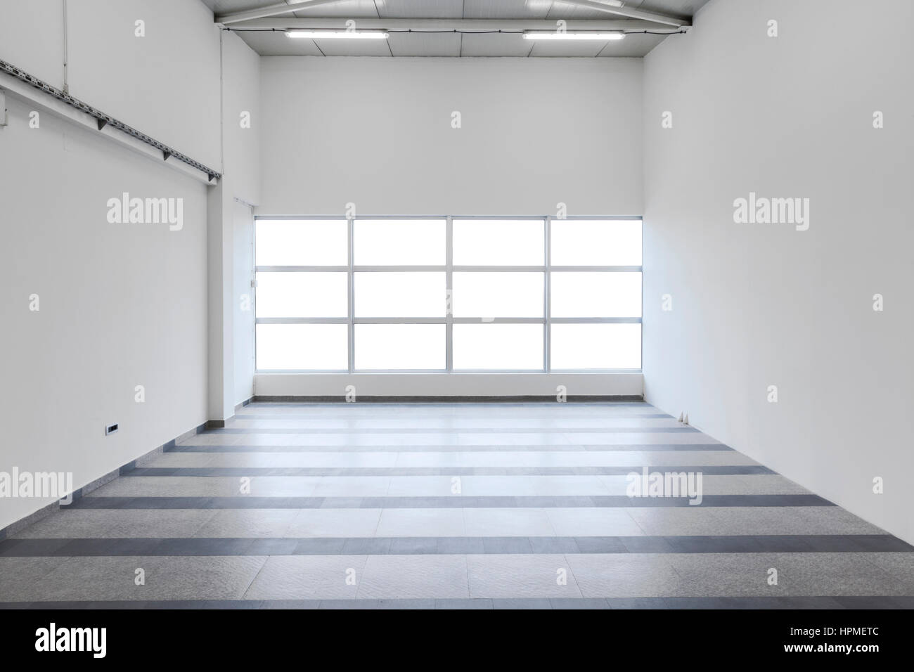 empty storage place, industrial background Stock Photo - Alamy