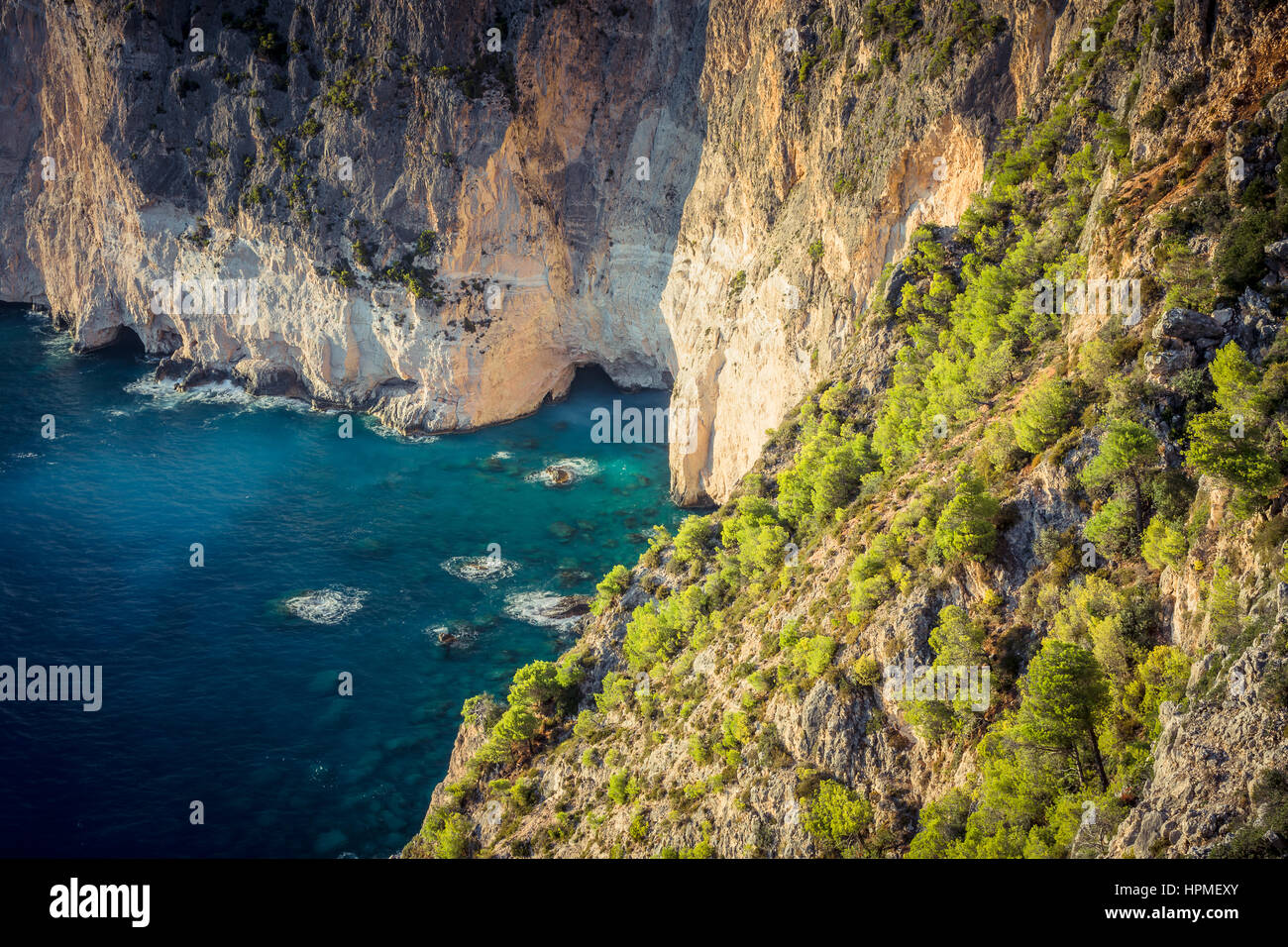 Mountain landscape, Zakynthos Stock Photo - Alamy