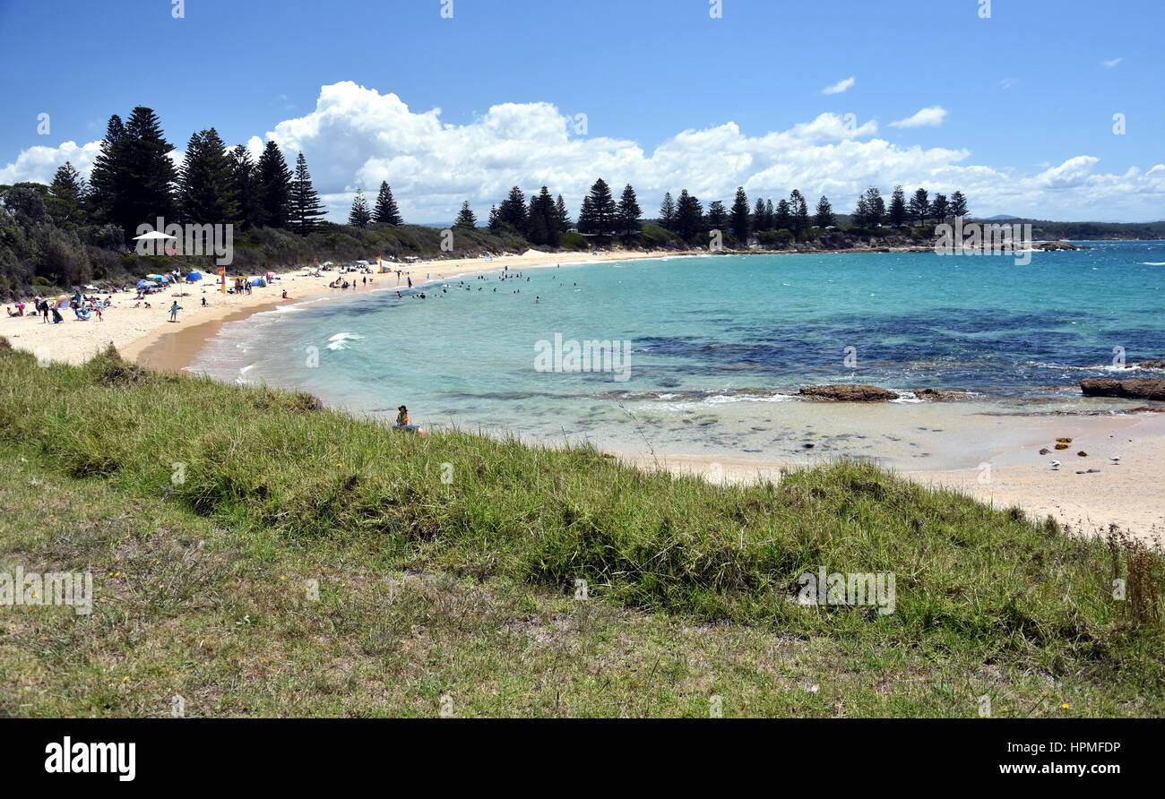 Beach at the Bermagui. Bermagui is a town on the south coast of NSW ...
