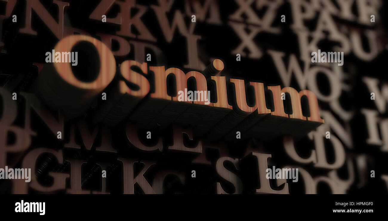 Osmium - Wooden 3D rendered letters/message. Can be used for an online ...