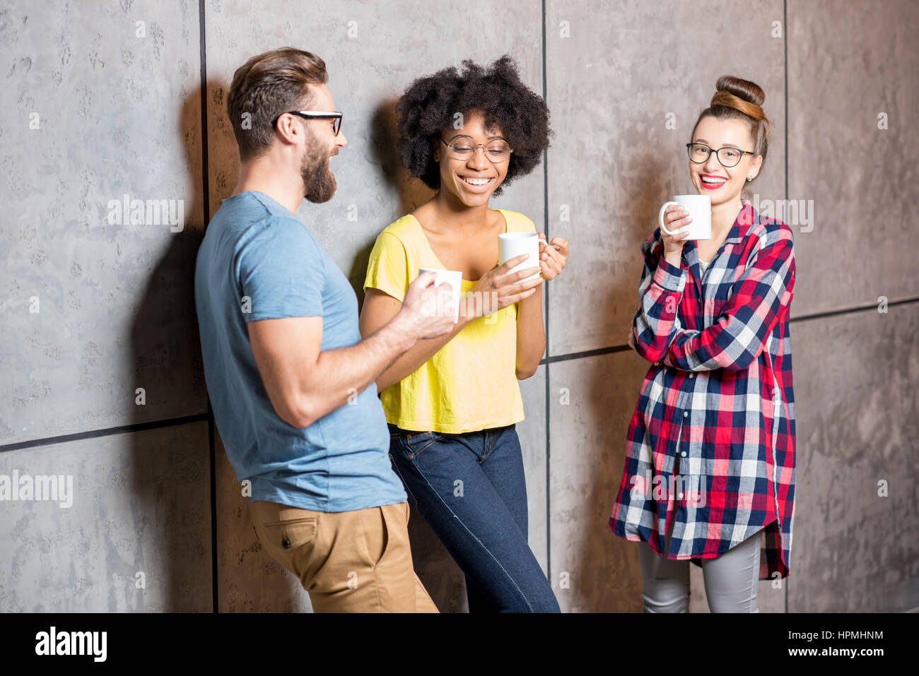 Casual business team having coffee hi-res stock photography and images ...