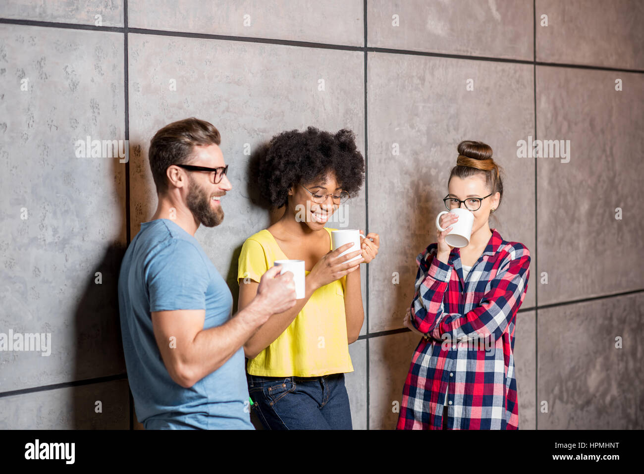 Casual business team having coffee hi-res stock photography and images ...