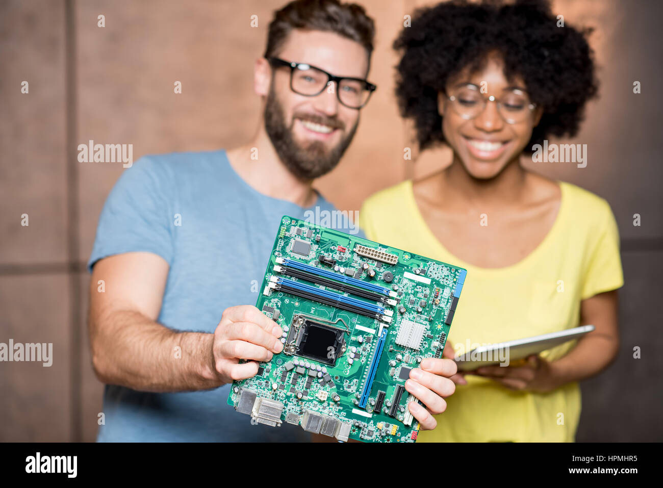 Engineer computer black motherboard hi-res stock photography and images - Alamy