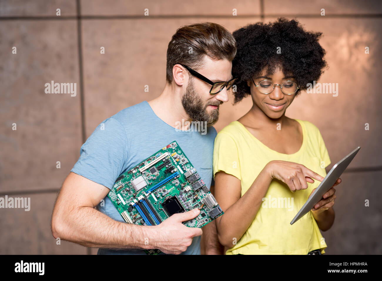 Engineer computer black motherboard hi-res stock photography and images - Alamy