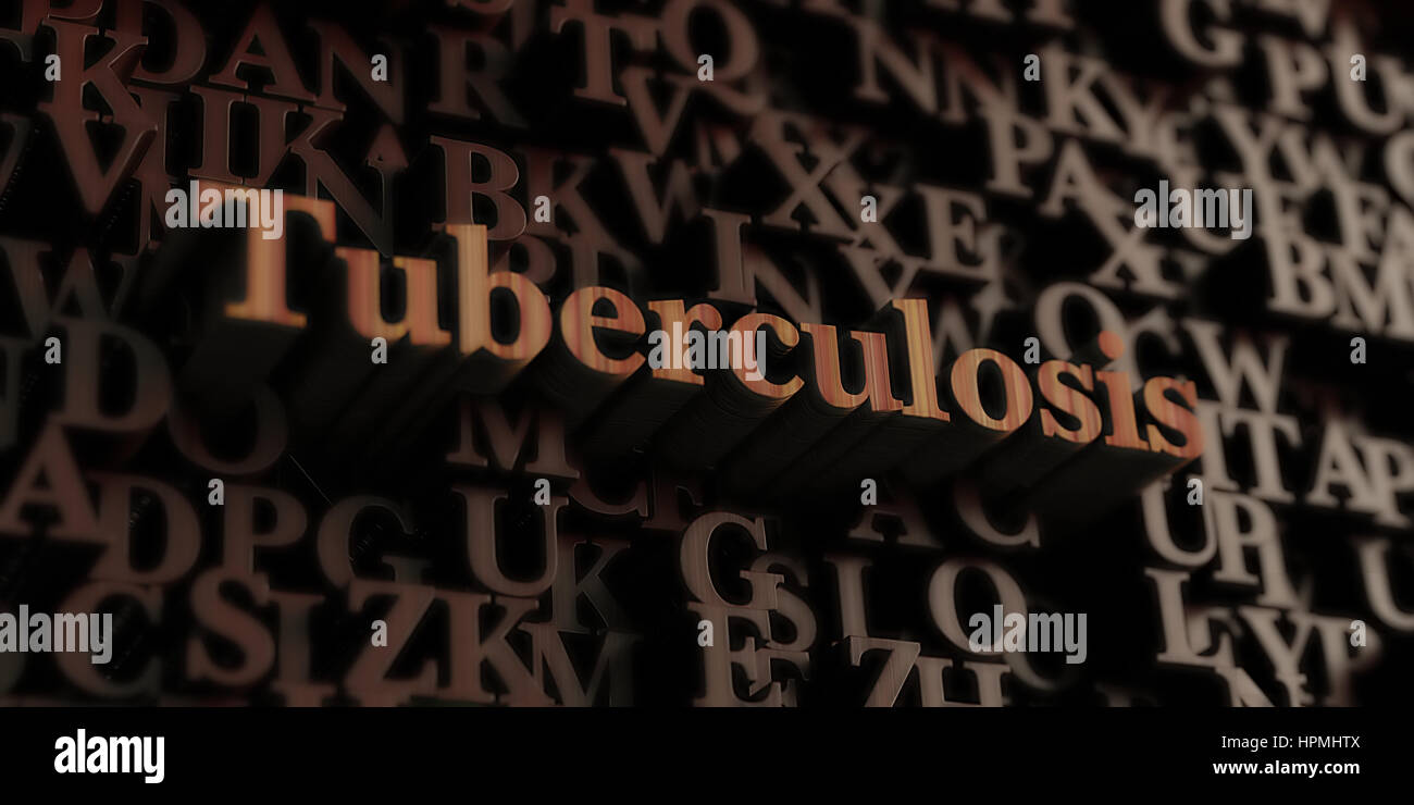 Tuberculosis - Wooden 3D rendered letters/message. Can be used for an ...