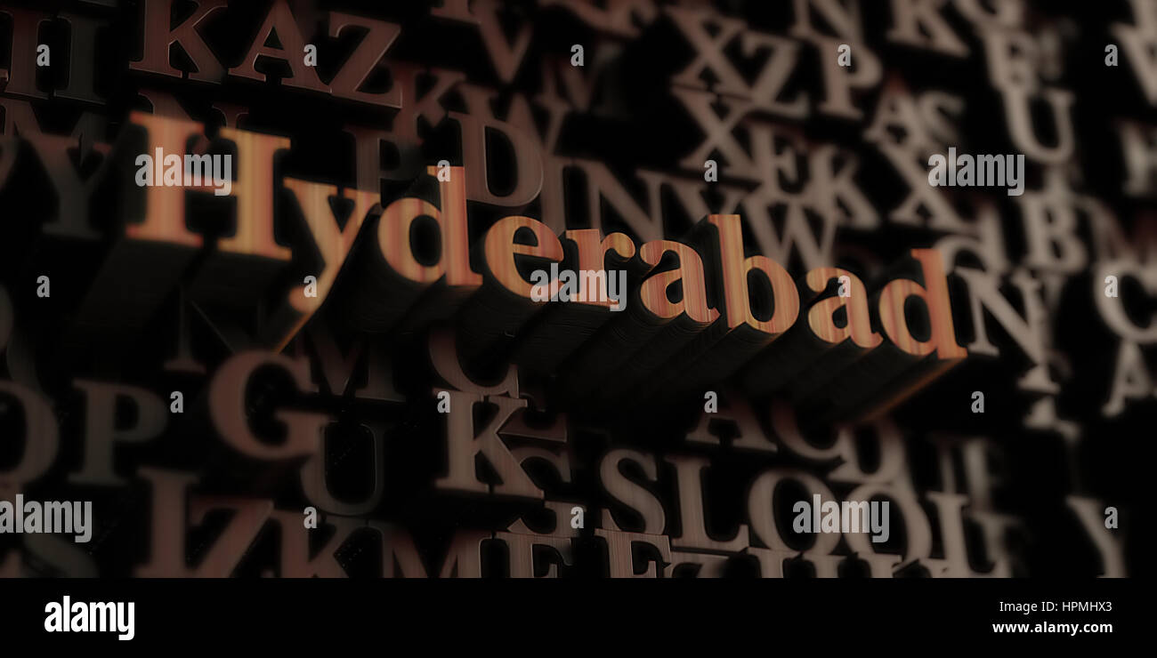Hyderabad text hi-res stock photography and images - Alamy