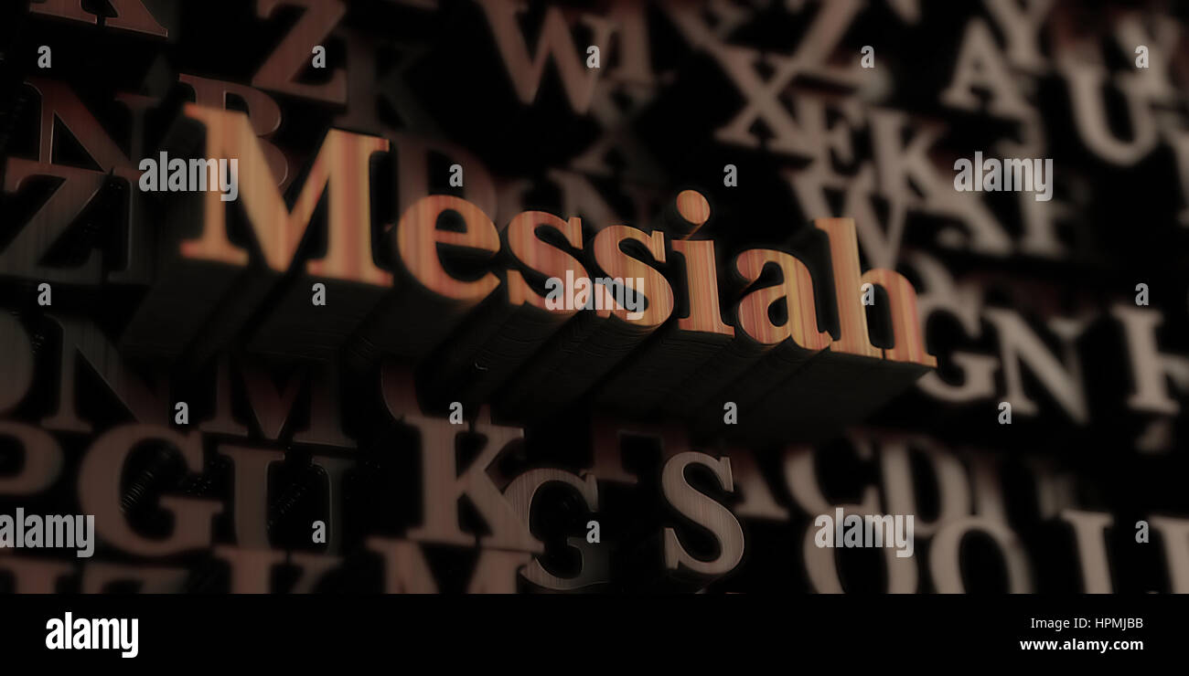 Messiah - Wooden 3D rendered letters/message. Can be used for an online ...