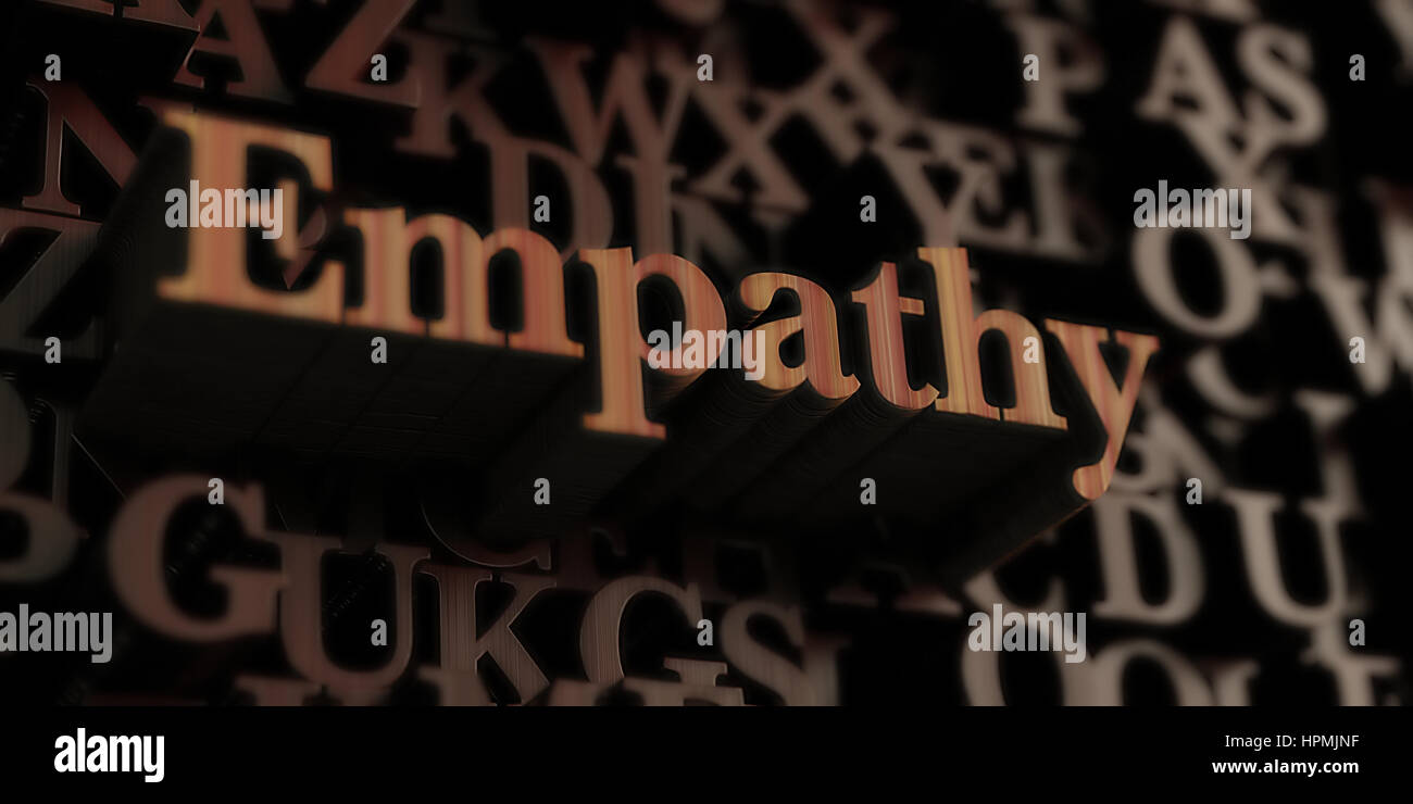 empathy - Wooden 3D rendered letters/message. Can be used for an online ...
