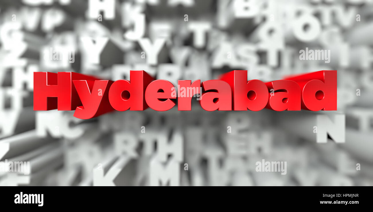 Hyderabad text hi-res stock photography and images - Alamy