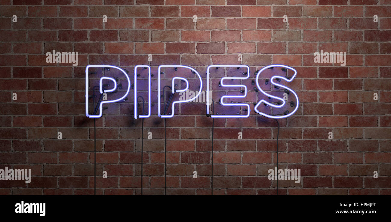 Pipes neon sign hi-res stock photography and images - Alamy