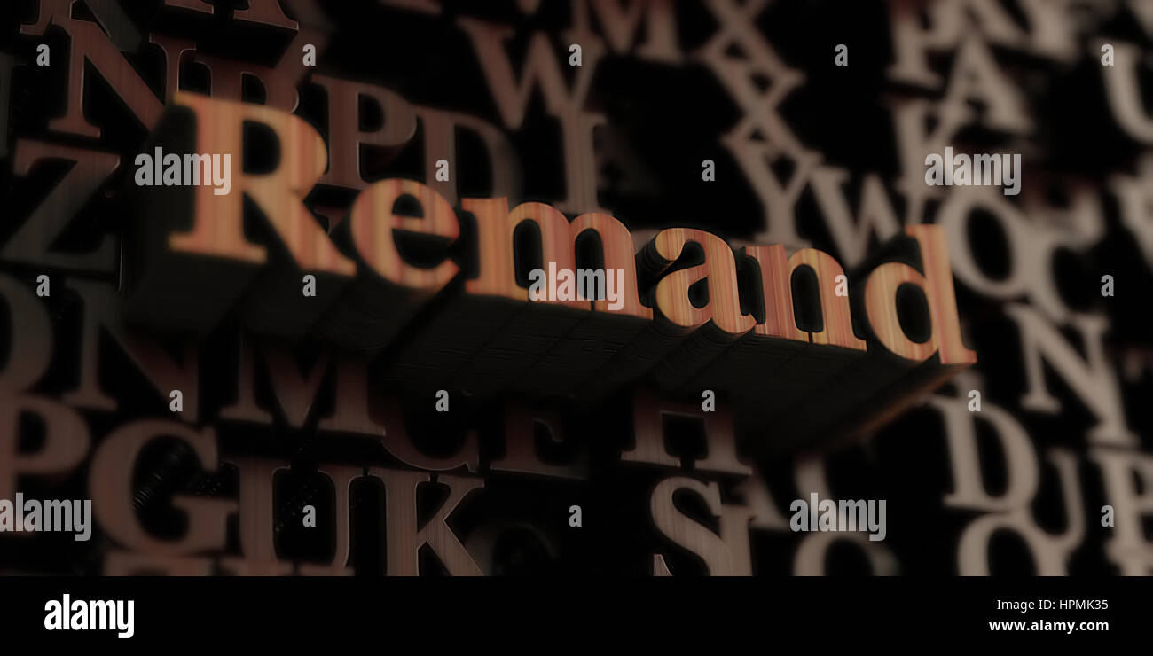 Remand High Resolution Stock Photography and Images - Alamy