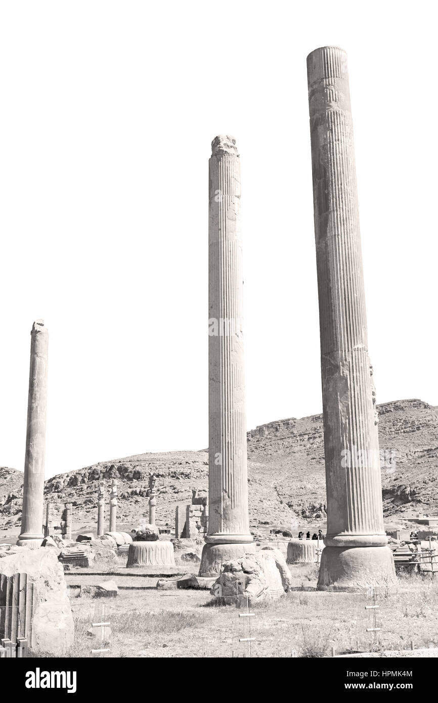 in iran persepolis the old ruins historical destination monuments and ...